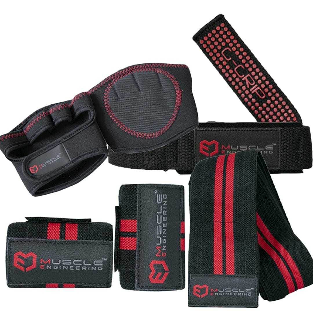 The Complete Gym Lifting Accessory Pack | Support Wraps- Pads- Straps ...